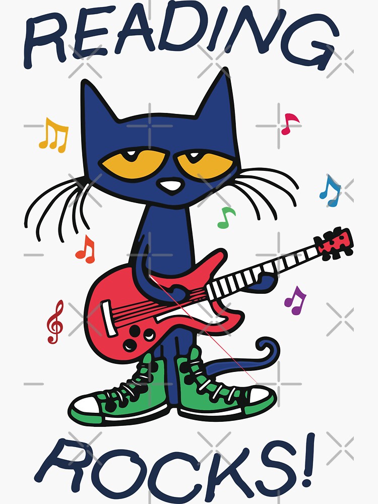 "Reading rocks !" Sticker for Sale by BloogaFruk | Redbubble