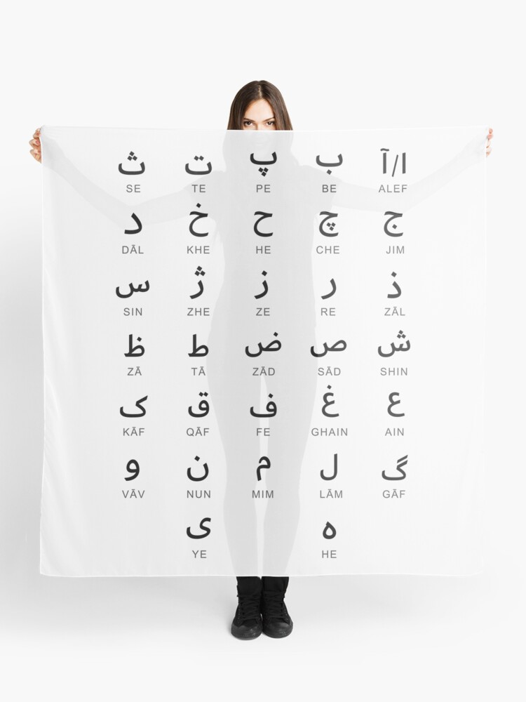 Caligrafia Do Alfabeto Farsi Persian Alphabet And Number Print Set Of