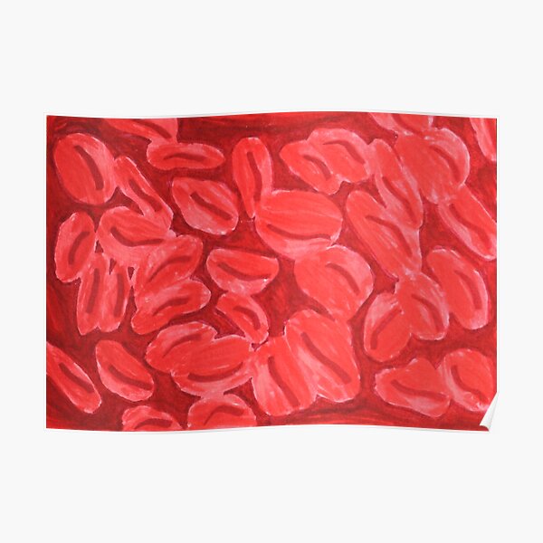 "Blood, felt pen drawing" Poster for Sale by nocturniart | Redbubble