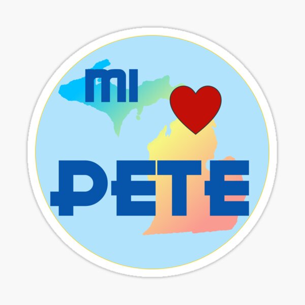 "States love Pete Rainbow - Michigan" Sticker for Sale by bokushin ...