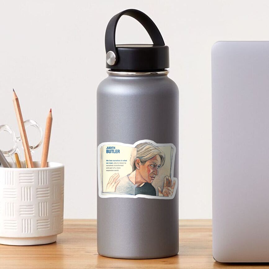 "Judith Butler - Great Philosopher" Sticker for Sale by VintagePeople ...