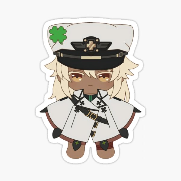 "Ramlethal Valentine Guilty Gear Guilty Plush " Sticker for Sale by ...