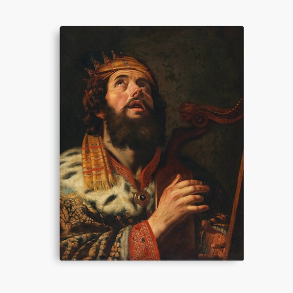 "King David Playing the Harp | Gerard van Honthorst | 1622 Renaissance ...
