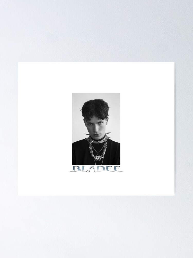 "Bladee Choker (Change background color!)" Poster for Sale by aalb1n ...