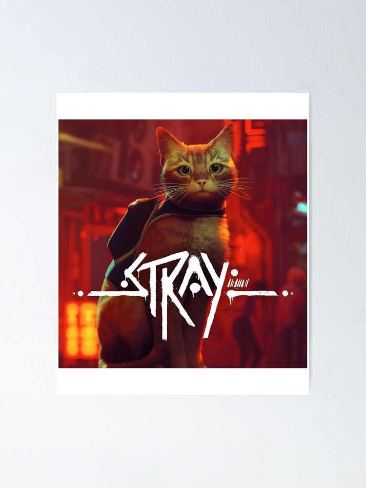"Stray Cat Game" Poster for Sale by charbonieart | Redbubble