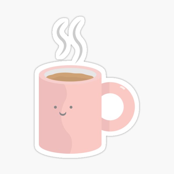 "Cup of Smiling Joe" Sticker for Sale by DJSK | Redbubble