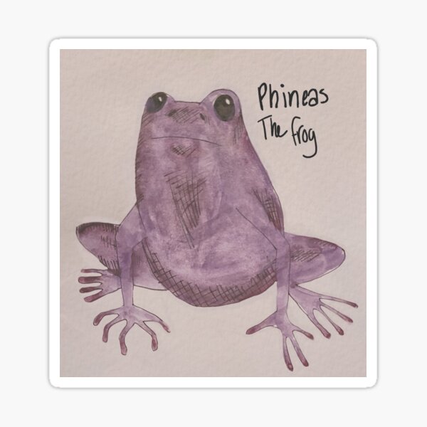 "Phineas the frog" Sticker for Sale by julesiscool29 | Redbubble