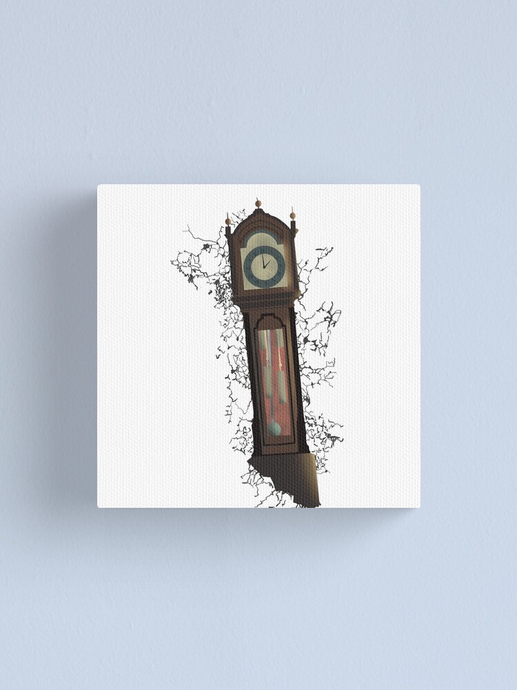 Evil Grandfather Clock Drawing Designart 'Pastel Abstract With Dark