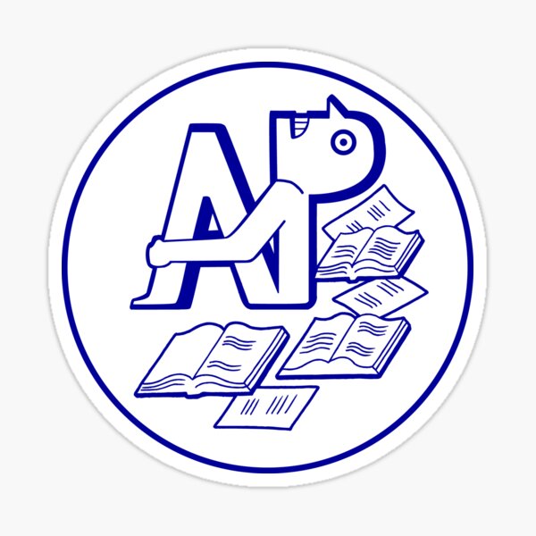 "Advanced Placement AP" Sticker for Sale by jcalvinded | Redbubble