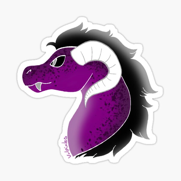 Ace Pride Dragon Sticker For Sale By Vulpixles Redbubble