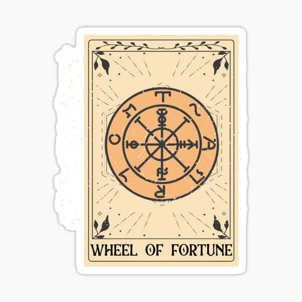 "Wheel Of Fortune" Sticker for Sale by GeorgiosT | Redbubble