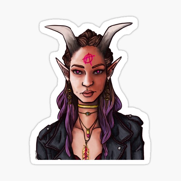 "Fig Faeth - Dimension 20" Sticker for Sale by RemmieLeeArt | Redbubble