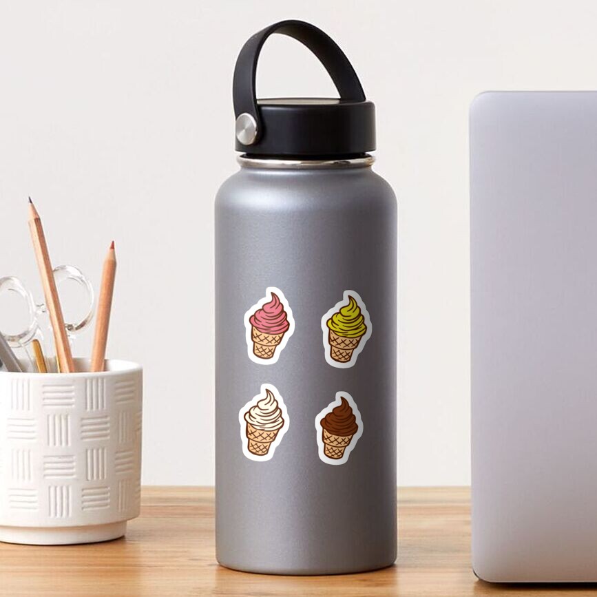 "Ice Cream Pack, Set" Sticker for Sale by ArtTraveller94 | Redbubble