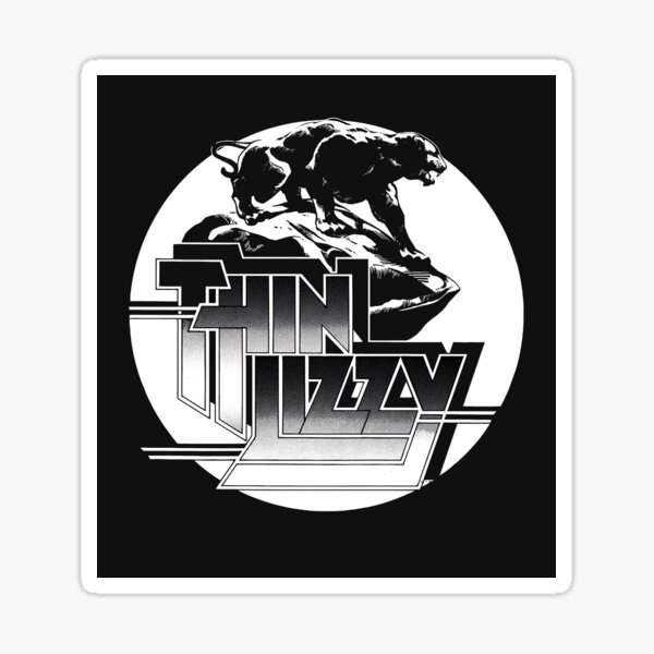 " thin lizzy bands" Sticker for Sale by jgreensittnl | Redbubble