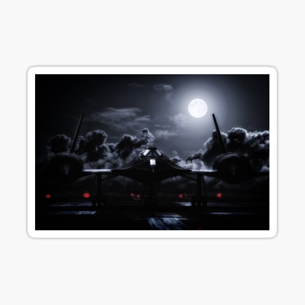 "Night Rider" Sticker for Sale by Airpower Art | Redbubble