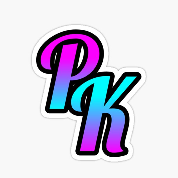 "PK logo" Sticker for Sale by Kgotclaws | Redbubble