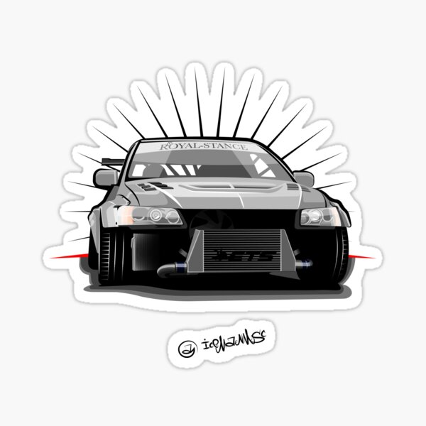 "Evo" Sticker by icemanmsc | Redbubble