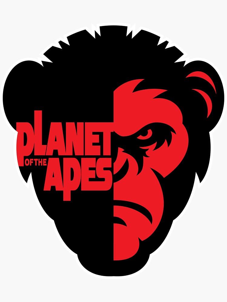 "Caesar Ape" Sticker for Sale by jcalvinded | Redbubble
