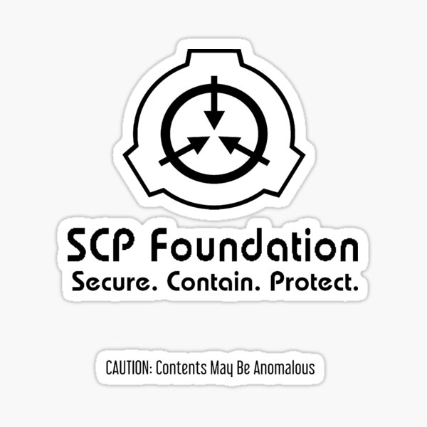 "SCP Foundation Logo" Sticker for Sale by Omnavis | Redbubble
