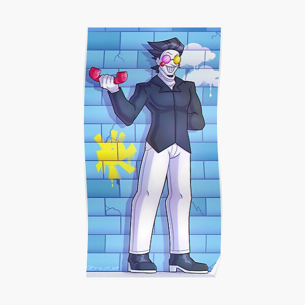 "Spamton - Deltarune" Poster for Sale by DrawsLief | Redbubble