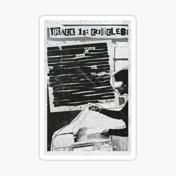 "ten: cubicles" Sticker for Sale by ciearadawnart | Redbubble