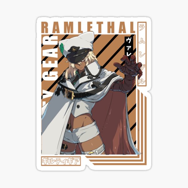 "Guilty gear ramlethal" Sticker for Sale by nikmatulailu | Redbubble