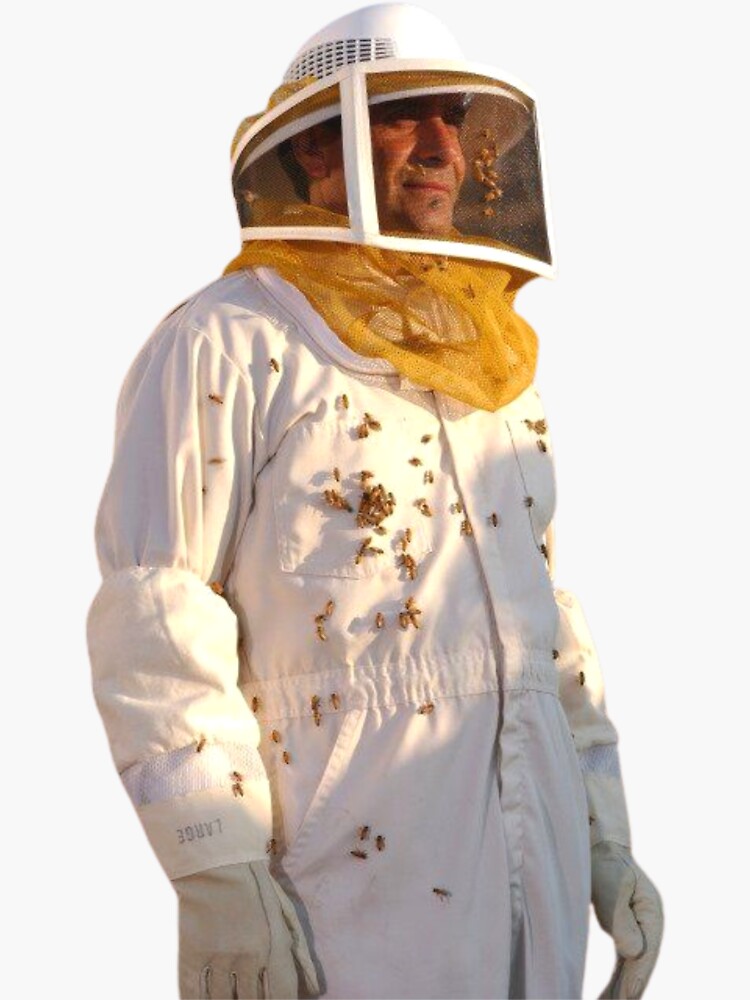 "Mr. Monk and the Bees" Sticker for Sale by inspiredtiger | Redbubble