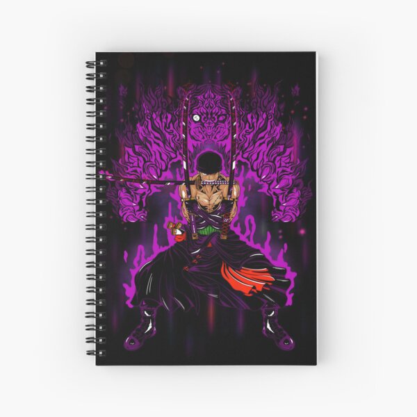 "The Pirate King's Right Hand - Roronoa Zoro" Spiral Notebook for Sale ...