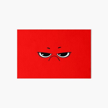 "Angry face" Art Board Print for Sale by DragonRojoUrban | Redbubble