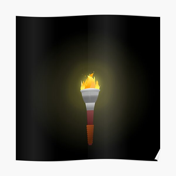 "torch realistic drawing" Poster for Sale by liro52 | Redbubble