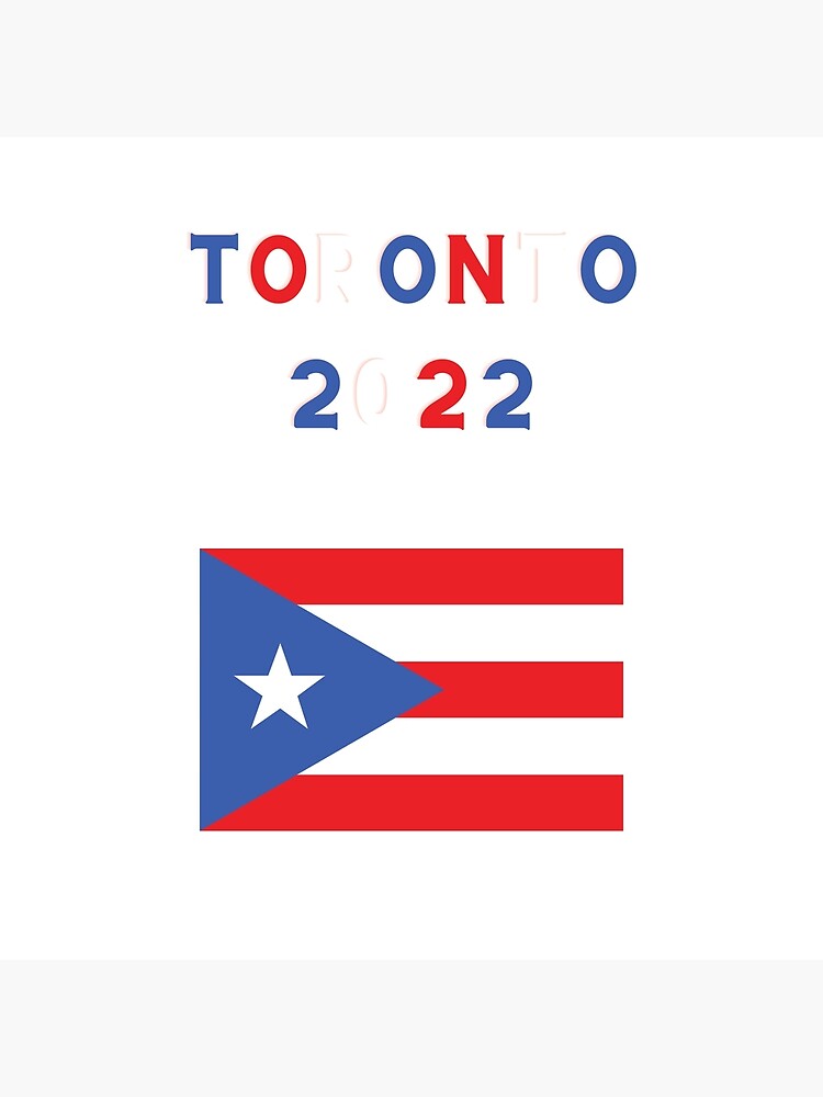 "Toronto 2022 Puerto Rico Flag Caribana" Poster for Sale by TdotMax ...