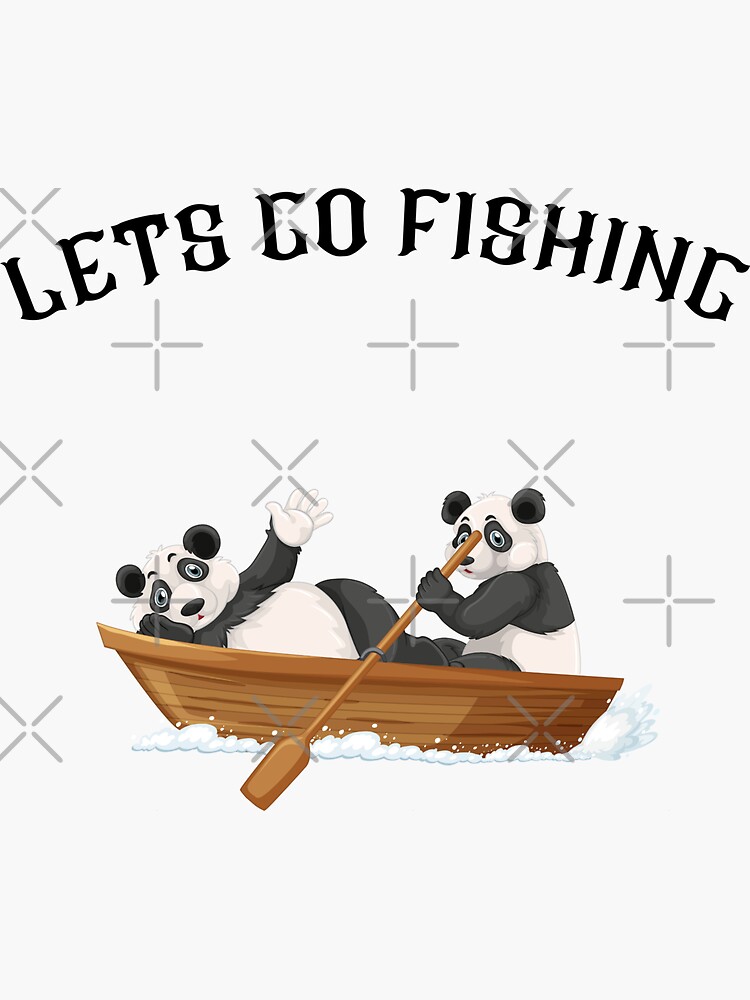 "lets go fishing , panda went to fish, panda couples , panda riding on ...