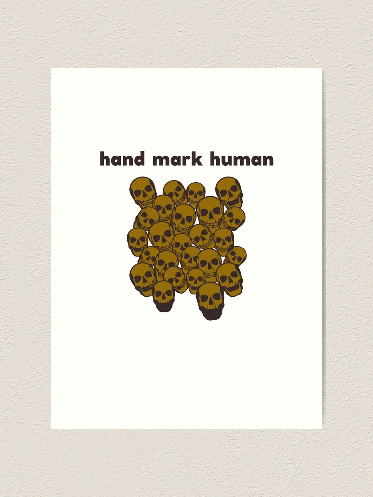 "hand mark human part skeleton cartilage skin sign hanging ten black ...