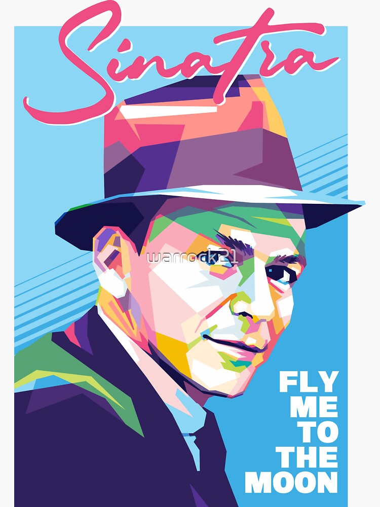"Sinatra" Sticker for Sale by warrock21 | Redbubble