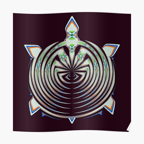 "Turtle Island" Poster for Sale by Blue Cloud | Redbubble