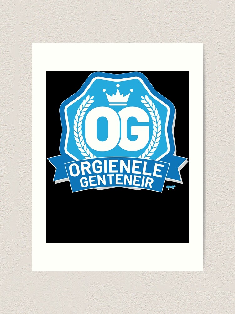 "OG Badge 002 Logo Moat Blue logo" Art Print for Sale by MarkGoulas5 ...