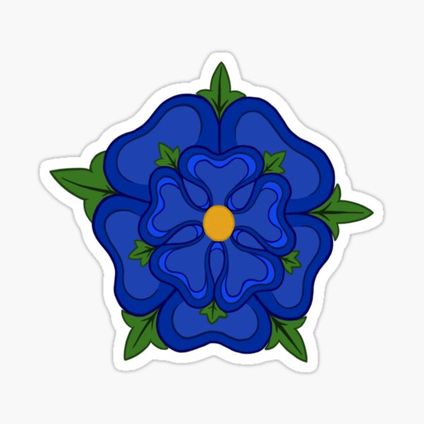 "Deep Blue Rose" Sticker for Sale by Kandrinchae | Redbubble