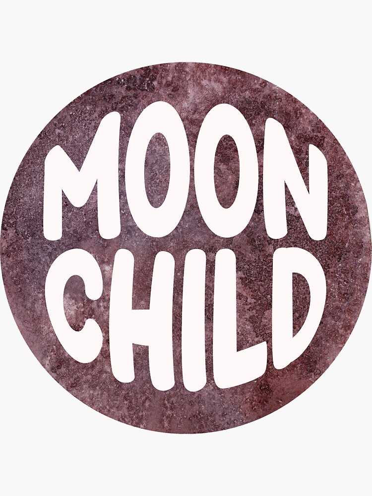 "moonchild" Sticker for Sale by sombreco | Redbubble