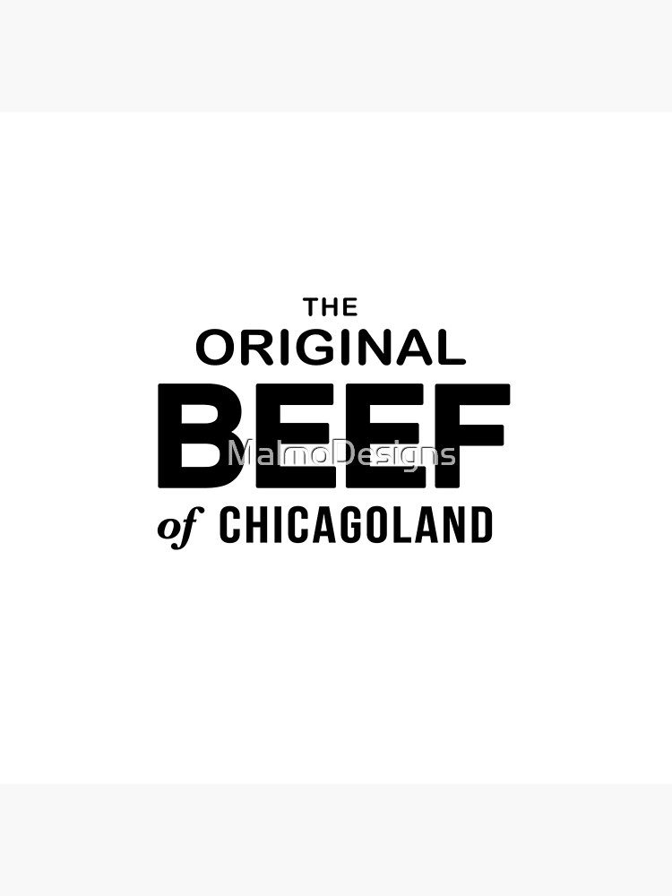 "Original Beef of Chicagoland" Poster for Sale by MalmoDesigns | Redbubble
