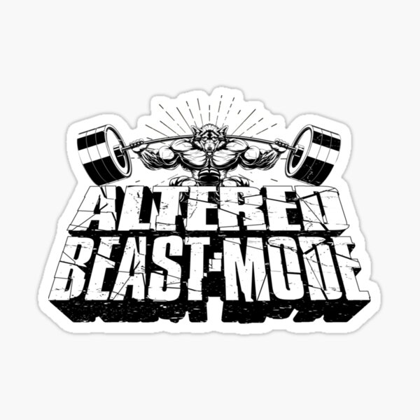 "Altered Beast Mode" Sticker for Sale by KenyattaMarvin | Redbubble
