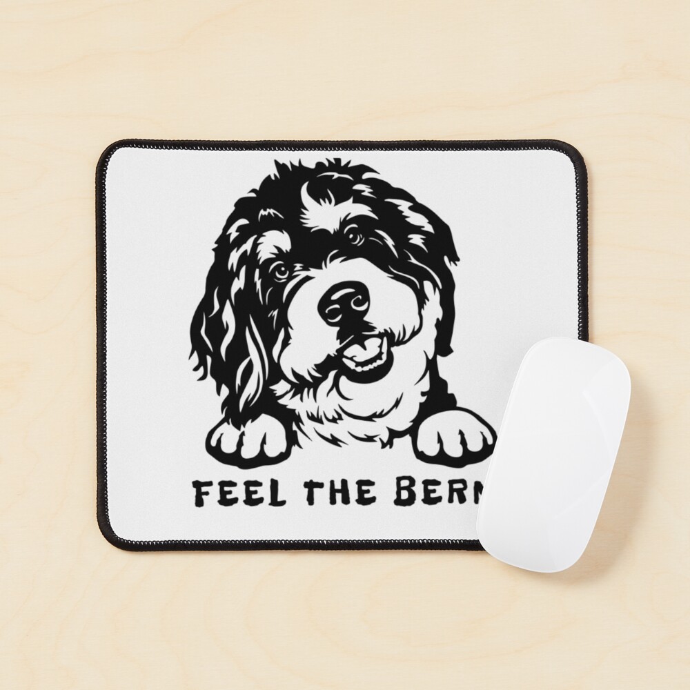 "Bernedoodle Feel The Bern" Sticker for Sale by GotoGirl | Redbubble