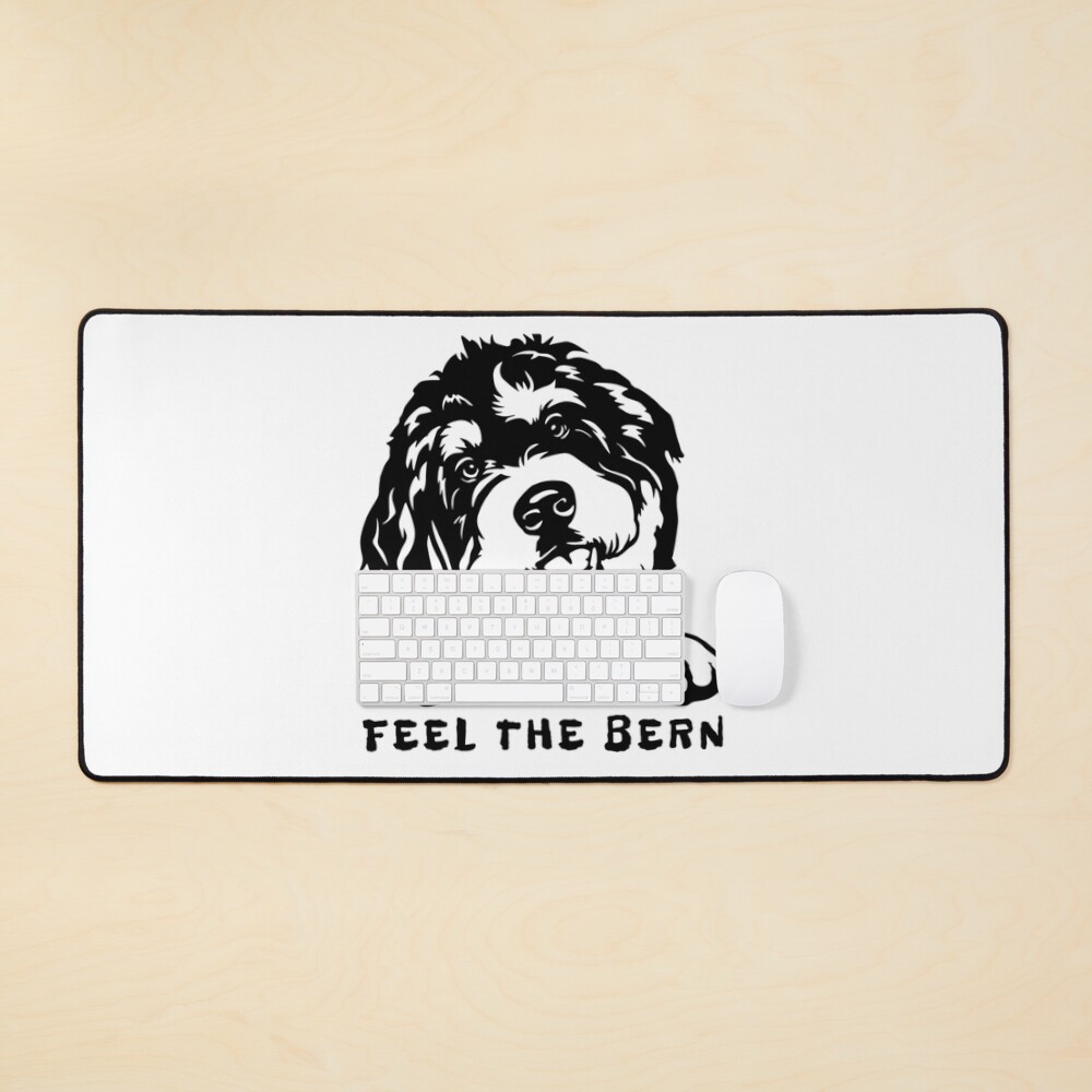 "Bernedoodle Feel The Bern" Sticker for Sale by GotoGirl | Redbubble