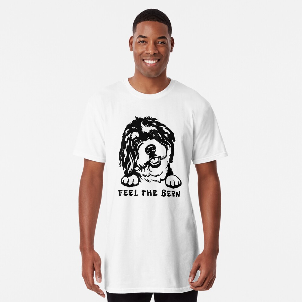 "Bernedoodle Feel The Bern" Sticker for Sale by GotoGirl | Redbubble