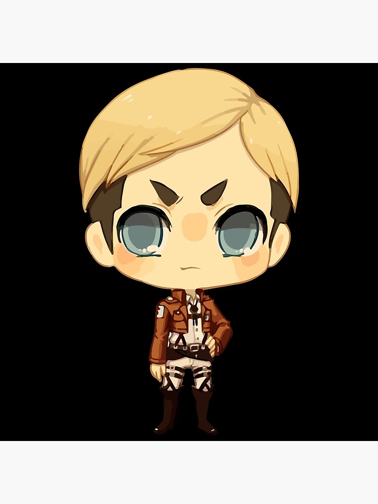 "Erwin Smith Chibi" Poster for Sale by MangaMolly | Redbubble