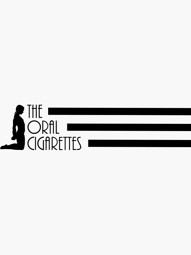 "THE ORAL CIGARETTES 2012 logo" Sticker for Sale by StellarNight ...