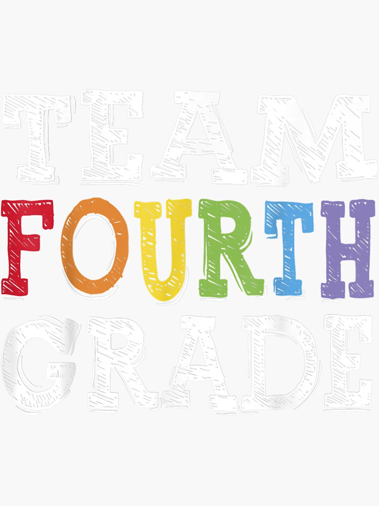 "Team 4th Grade Squad Fourth Teacher Student Back To School T-Shirt ...