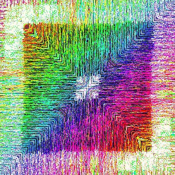 "Inverted Square [rainbow]" Sticker for Sale by Kaiser724 | Redbubble