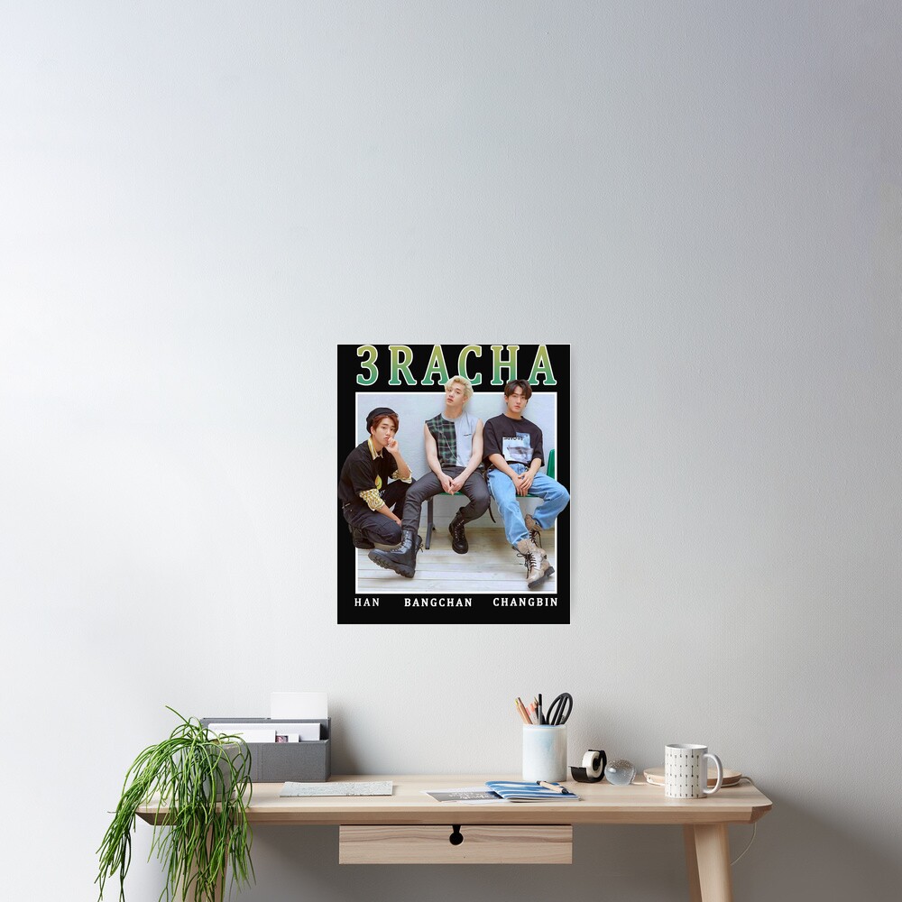 "3RACHA Stray Kids Vintage Retro Band Style 90s" Poster for Sale by ...
