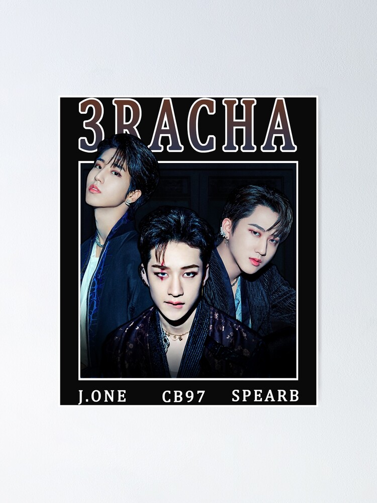 "3RACHA Stray Kids Vintage Retro Kpop Band Style 90s" Poster for Sale ...