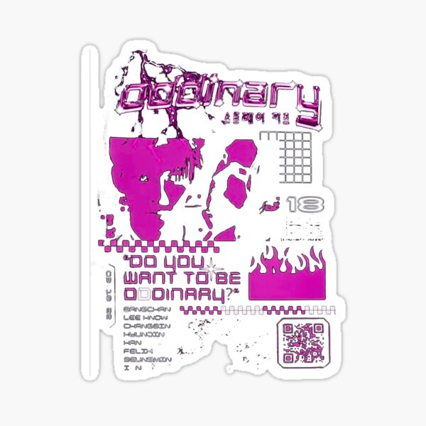 "Stray Kids ordinary" Sticker for Sale by GiuliaVercammen | Redbubble